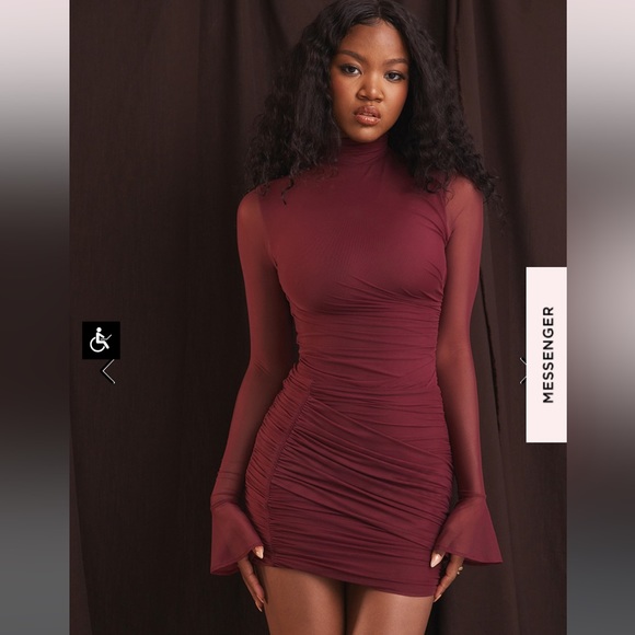 House of CB | Dresses | House Of Cb Lucasta Dress In Mulberry Xs Nwt ...